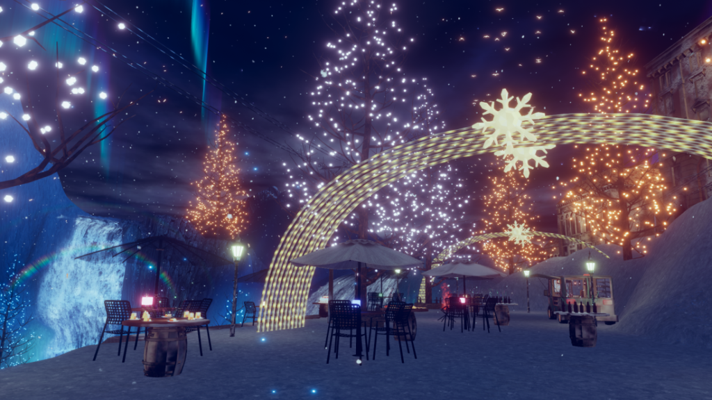 【VRChatワールド紹介】Charlotte’s Snowflake Island | sparkly-box