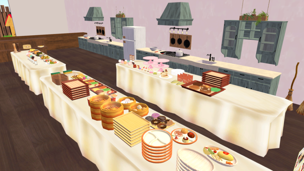 【VRChatワールド紹介】レストラン モグモグモーレ～Restaurant Mogu Mogu Mole～ | sparkly-box