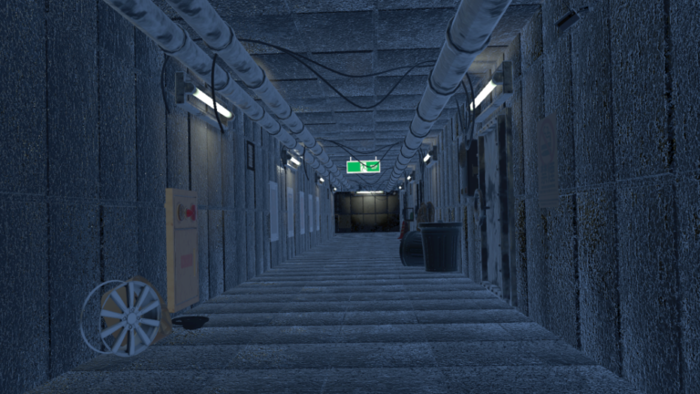 【VRChatワールド紹介】22時の怪しい廊下 [ Weird corridor at 22 o’clock ] | sparkly-box