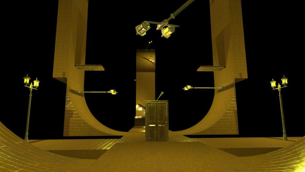 【VRChatワールド紹介】22時の怪しい廊下 [ Weird corridor at 22 o’clock ] | sparkly-box